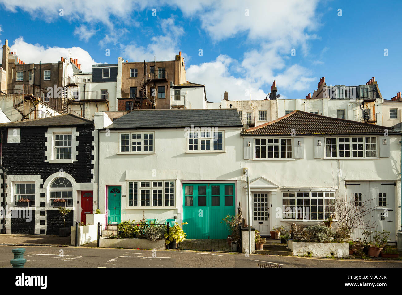 A backstreet in Hove, East Sussex, England Stock Photo - Alamy
