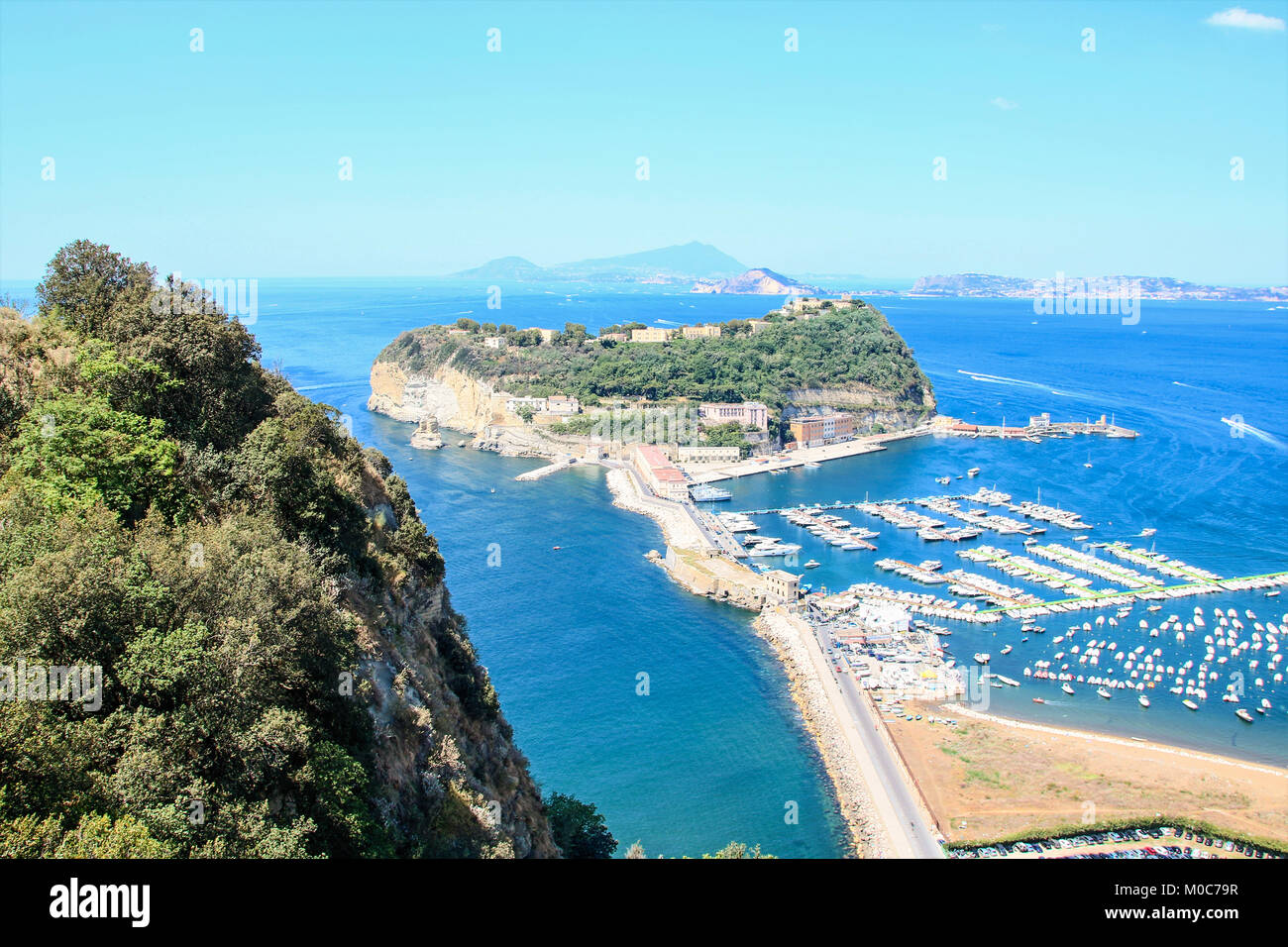 The island of Nisida at Posillipo, Naples, Italy Stock Photo - Alamy