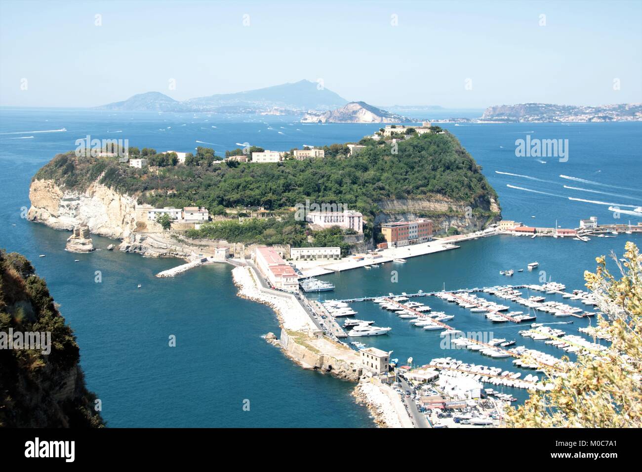The island of Nisida at Posillipo, Naples, Italy Stock Photo - Alamy