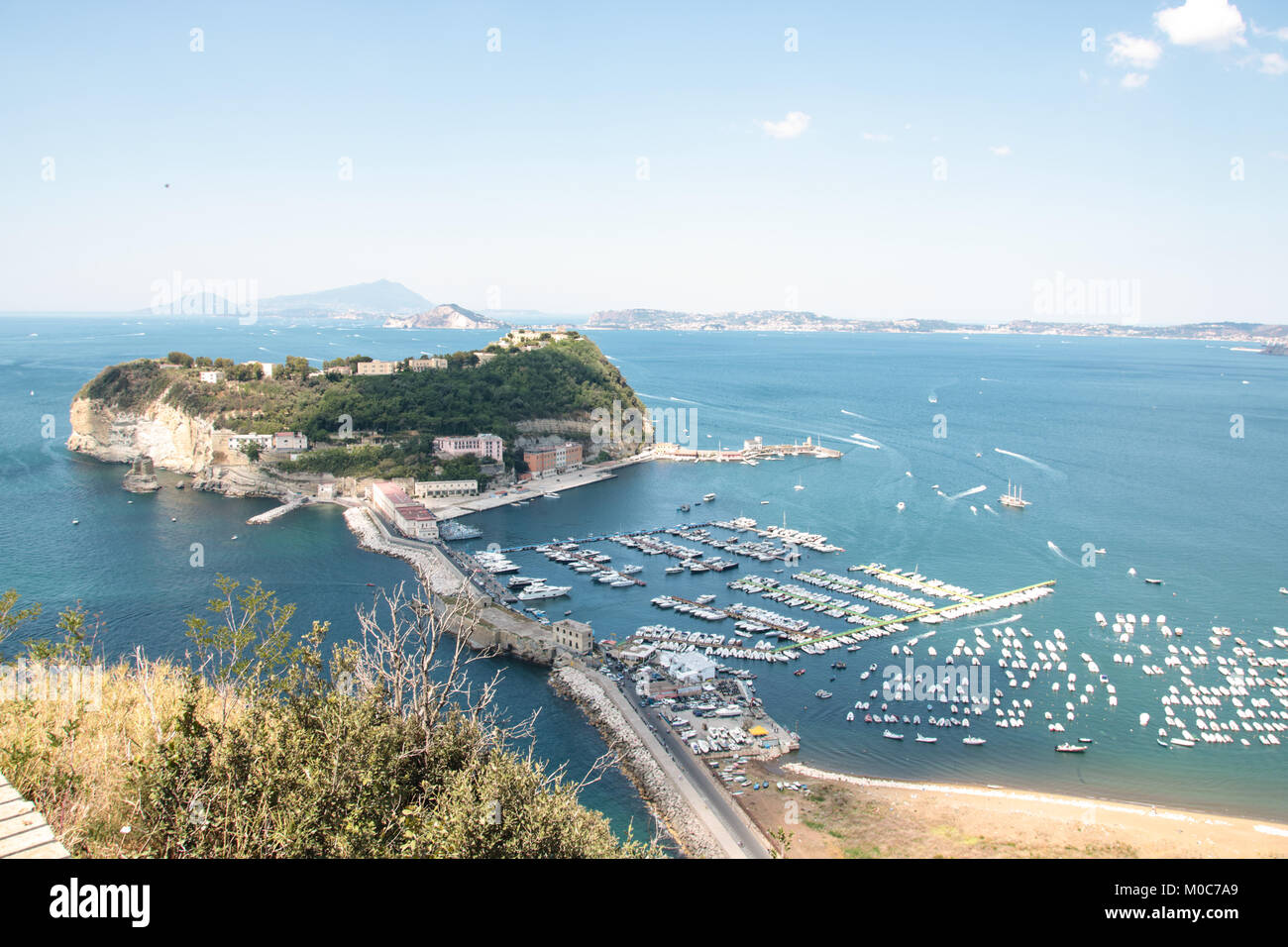 The island of Nisida at Posillipo, Naples, Italy Stock Photo - Alamy