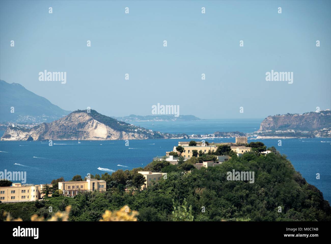 The island of Nisida at Posillipo, Naples, Italy Stock Photo - Alamy