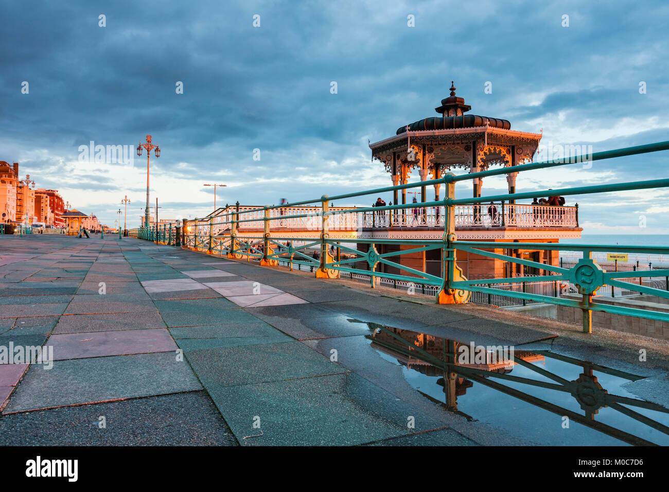Brighton bandstand puddle hi-res stock photography and images - Alamy