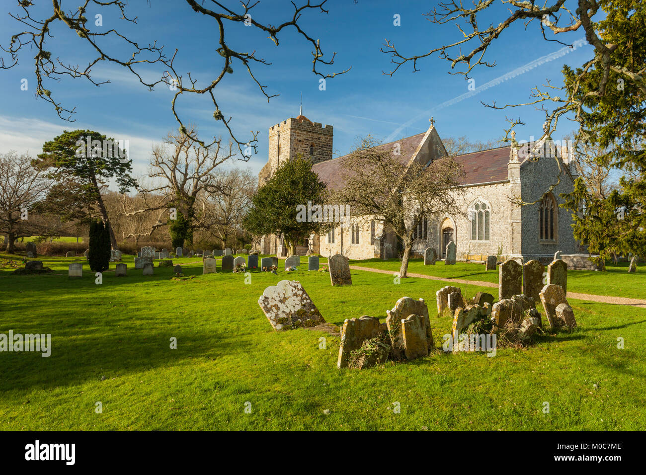 Laughton village church, East Sussex, England Stock Photo - Alamy