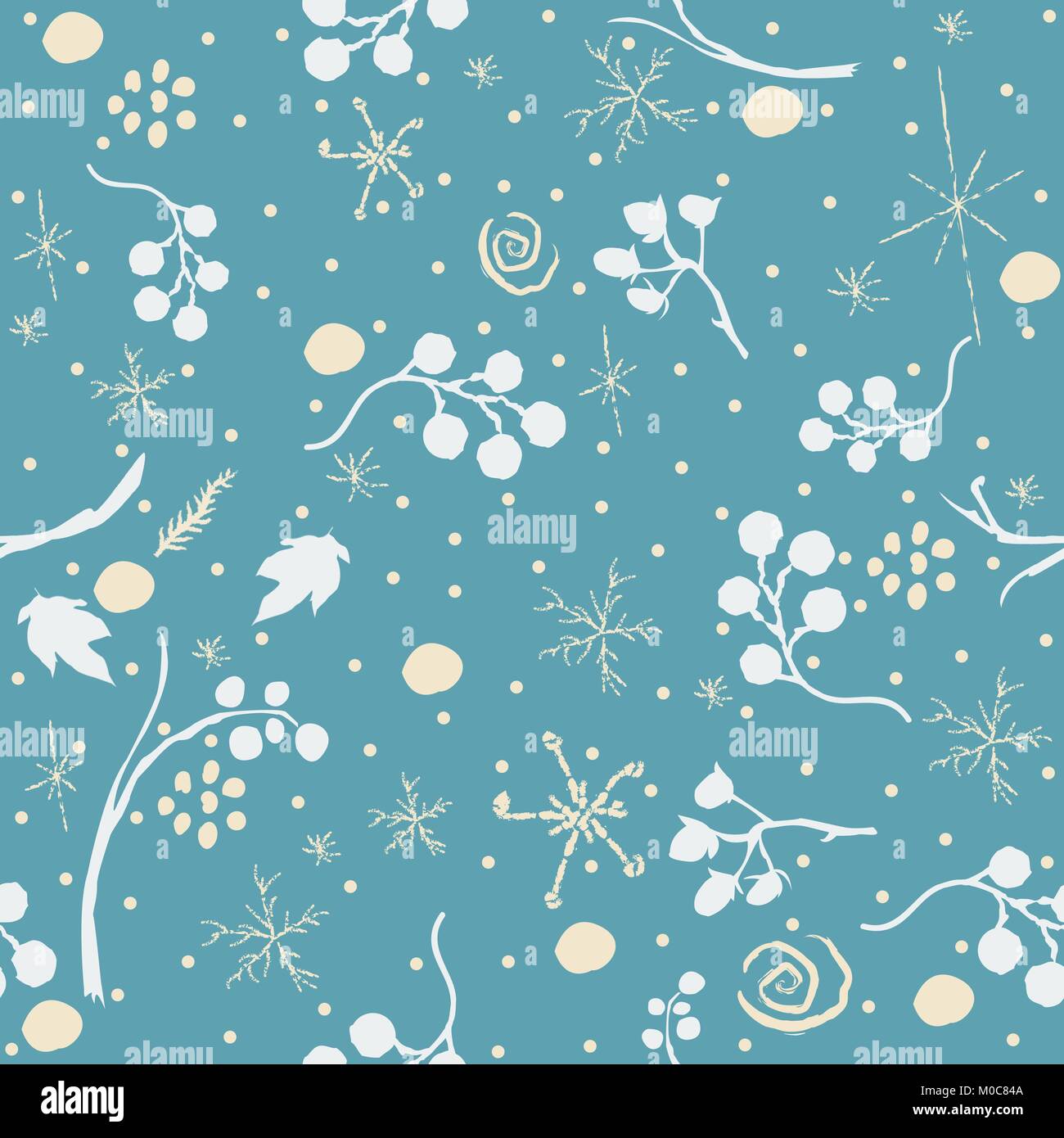 Seamless Pattern with berries on subtle background. Vector illustration ...
