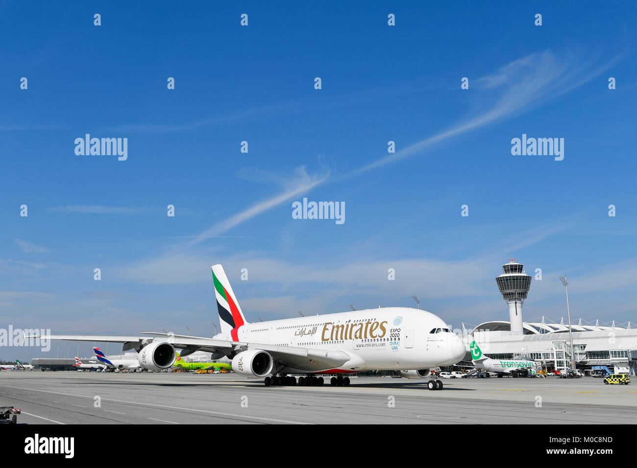 Emirates, Airbus, A380-800, A380, 800, Airplane, Aircraft, Plane ...