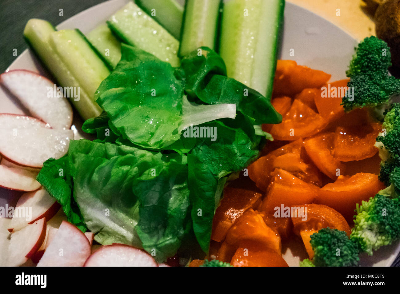 Vegetables bowl at home Stock Photo - Alamy