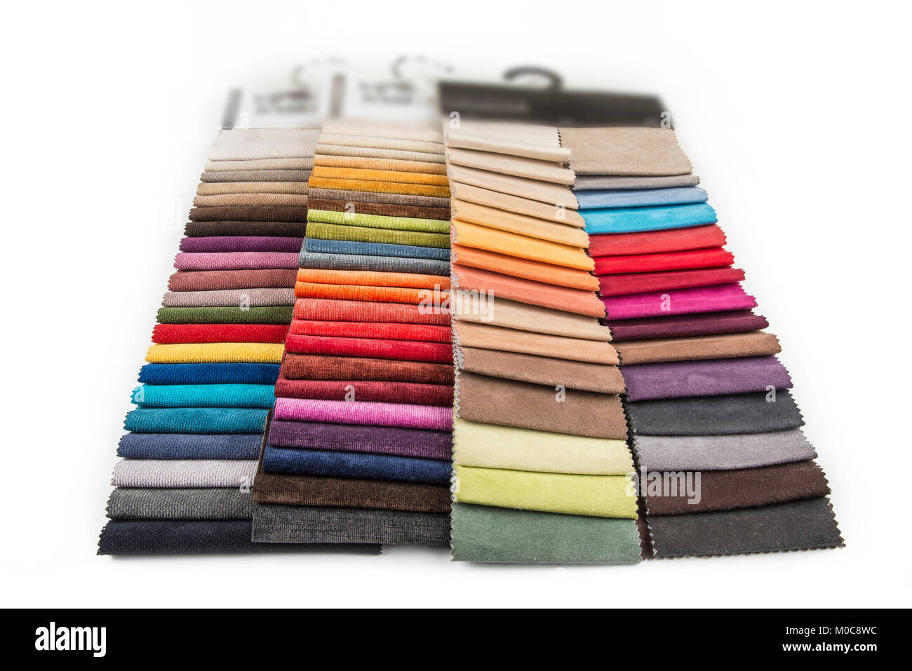 Upholstery fabric swatches Cut Out Stock Images & Pictures - Alamy
