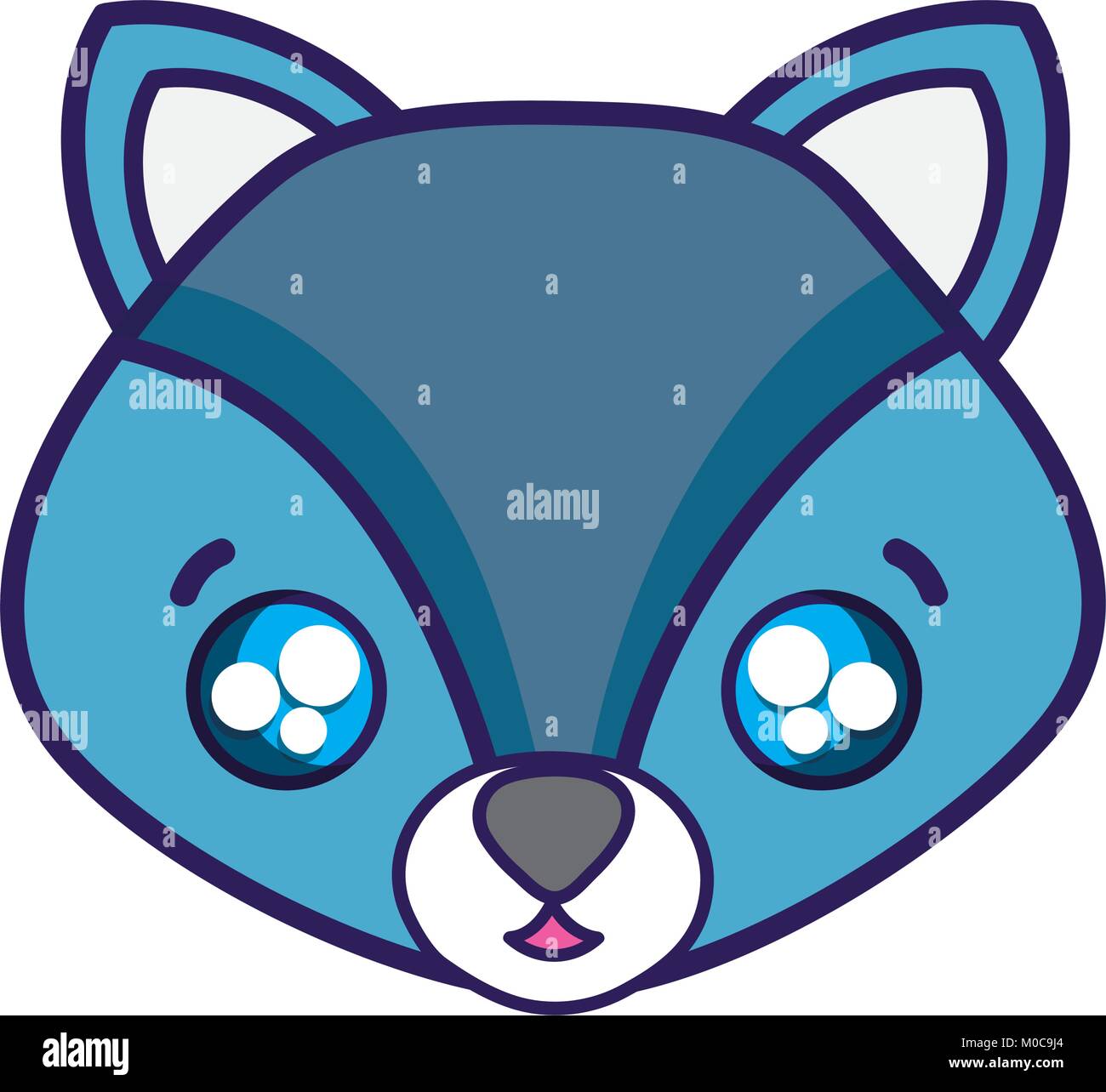surprised fox head cute animal Stock Vector Image & Art - Alamy