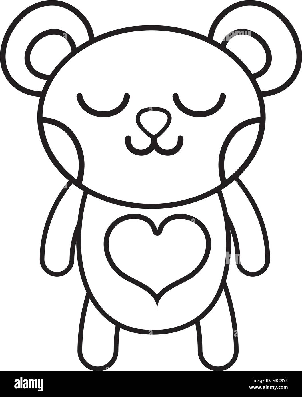 Sleeping Bear Outline