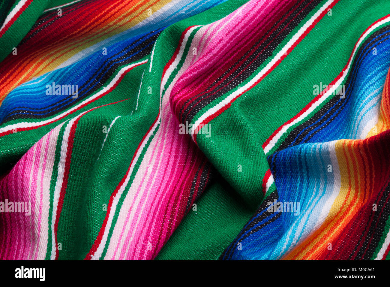 Traditional Mexican Serape Stock Photo - Alamy