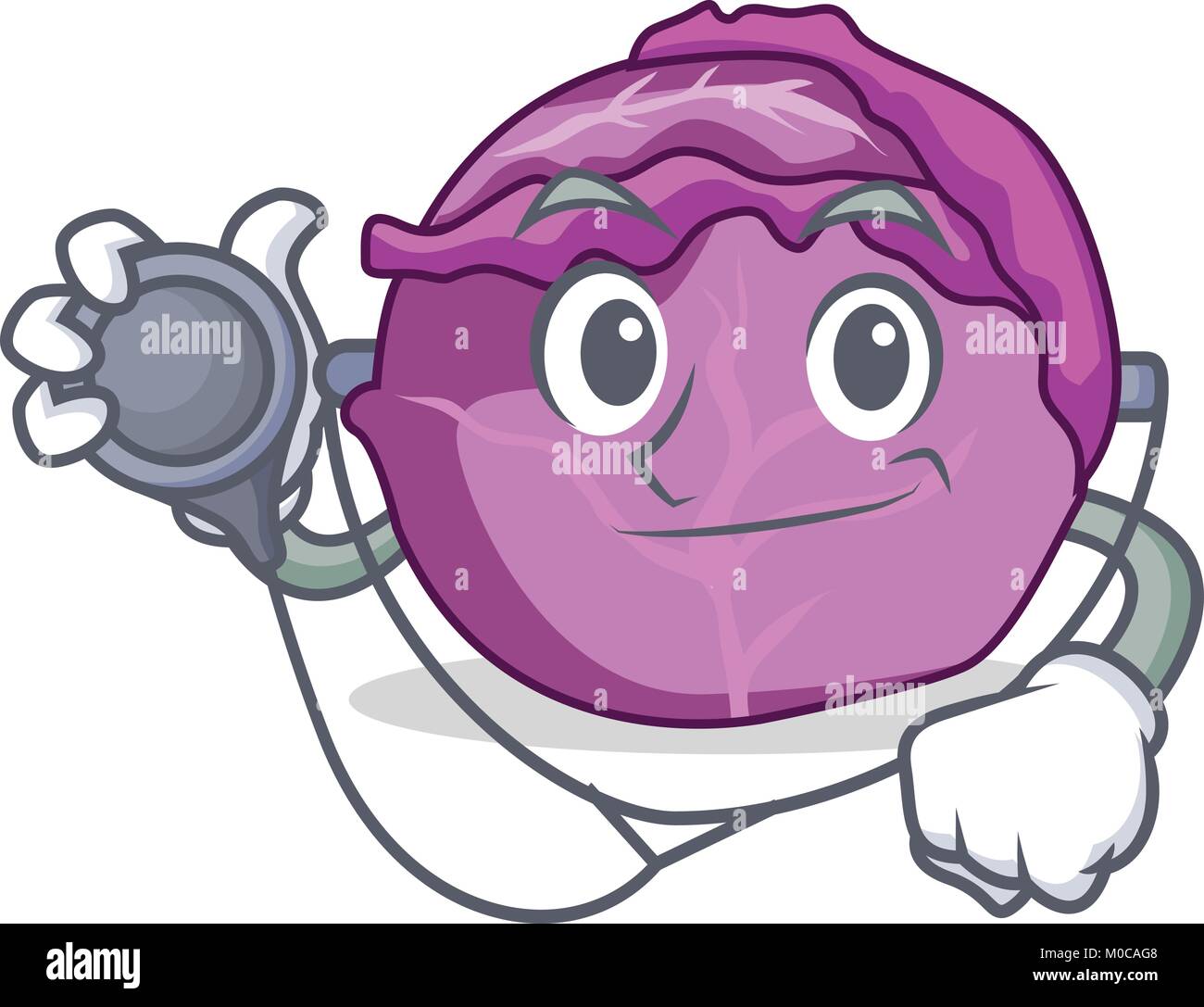Happy red cabbage vegetable cartoon hi-res stock photography and images ...