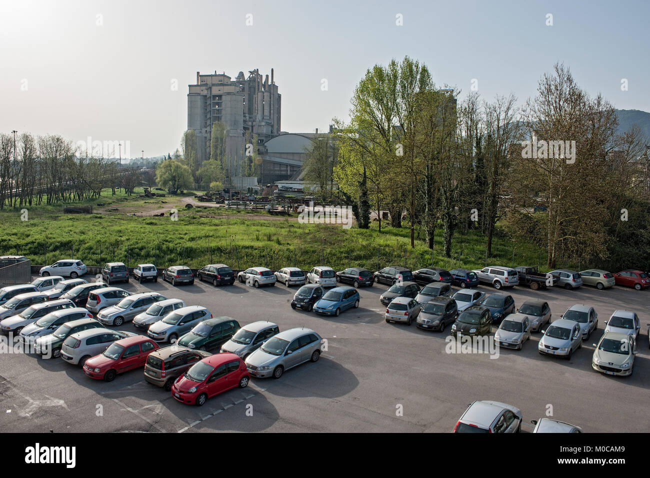 Cement factory in Colleferro Stock Photo - Alamy