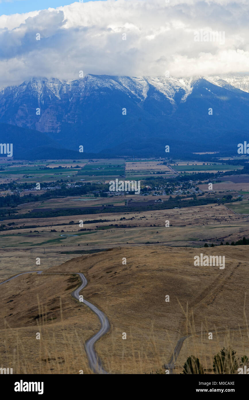 Vista from the National Bison Range, Montana Stock Photo - Alamy