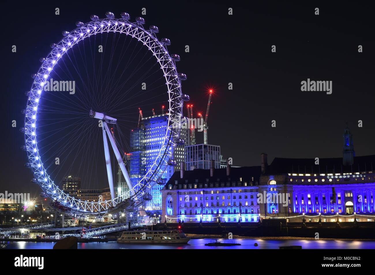 The London and and views from the London Eye Stock Photo - Alamy