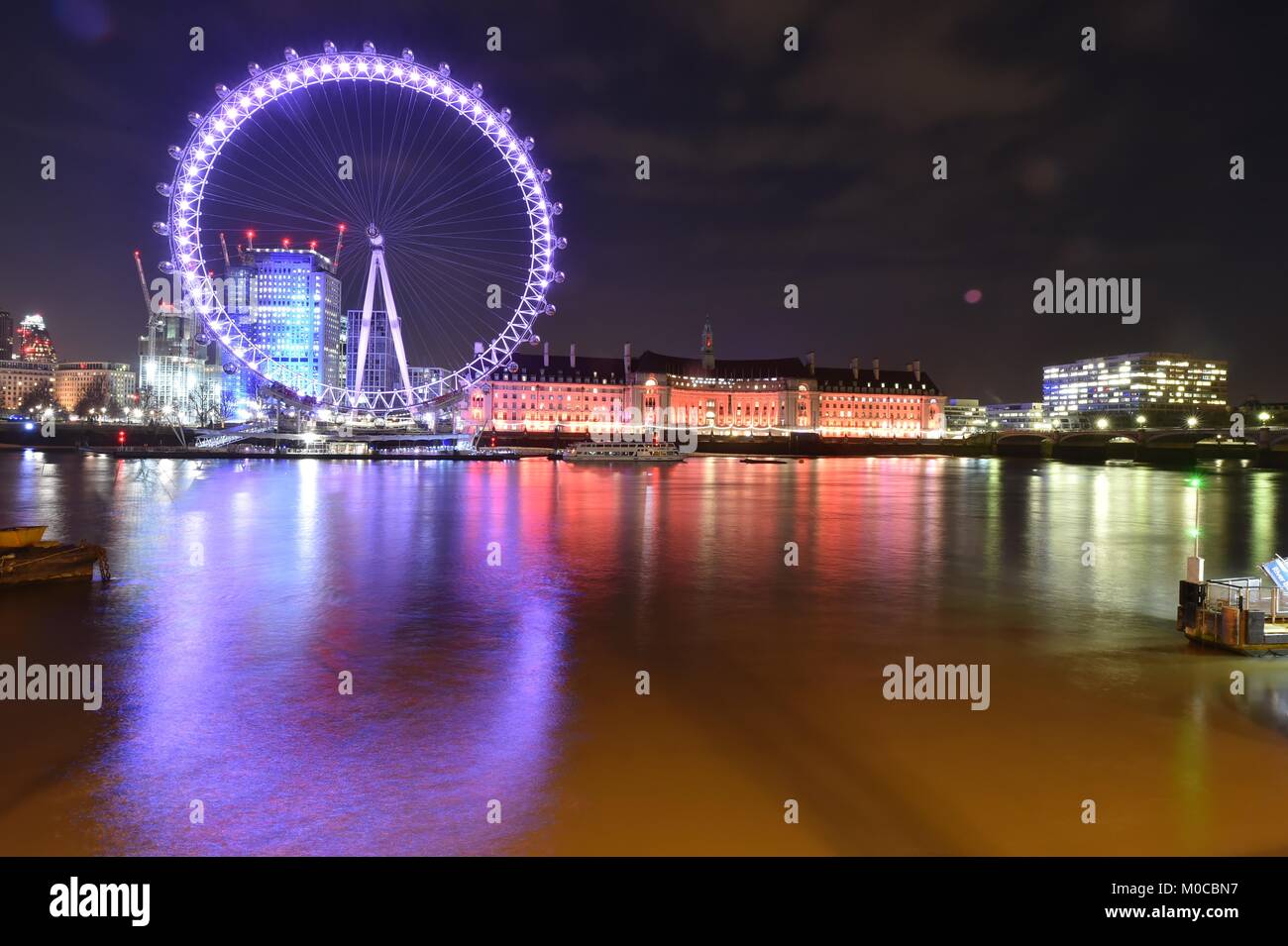 The London and and views from the London Eye Stock Photo - Alamy