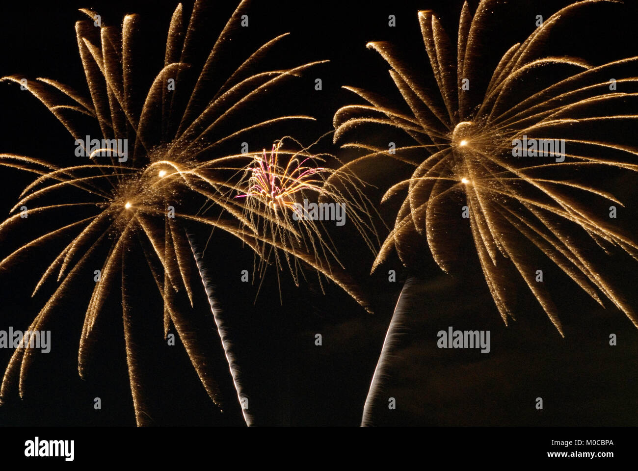 Afterglow Fireworks Show at Balloon Fiesta, Albuquerque, New Mexico ...