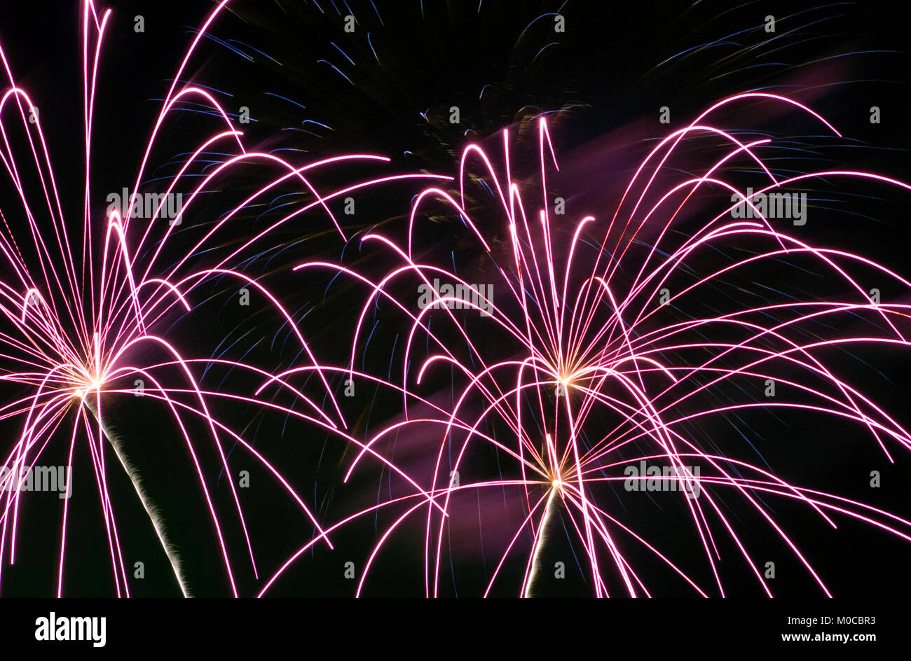 Afterglow Fireworks Show at Balloon Fiesta, Albuquerque, New Mexico ...
