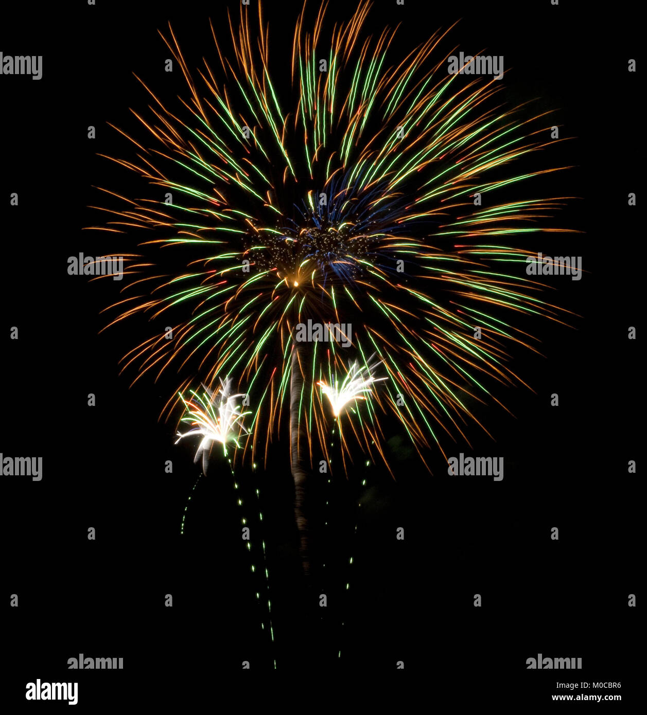 Afterglow Fireworks Show at Balloon Fiesta, Albuquerque, New Mexico ...