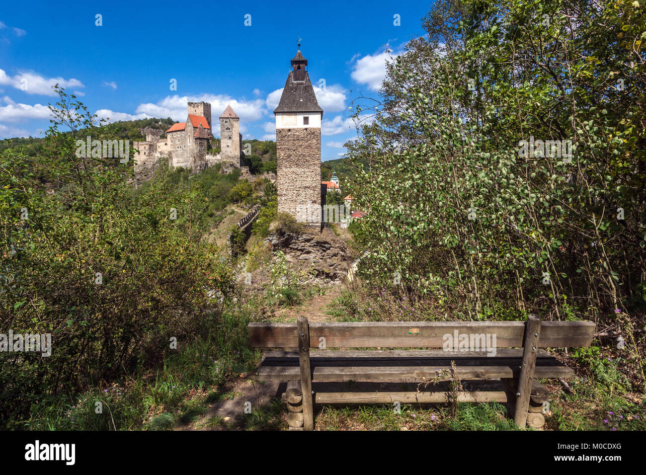 Hardegg Castle, Thayatal National Park, Austria Stock Photo - Alamy
