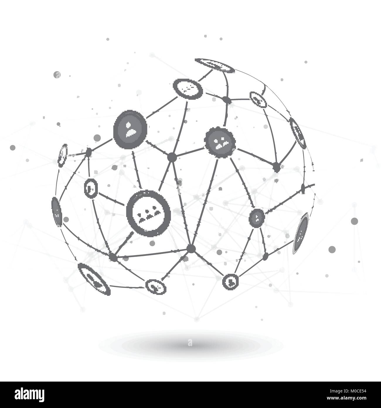 3d grid lines hi-res stock photography and images - Alamy