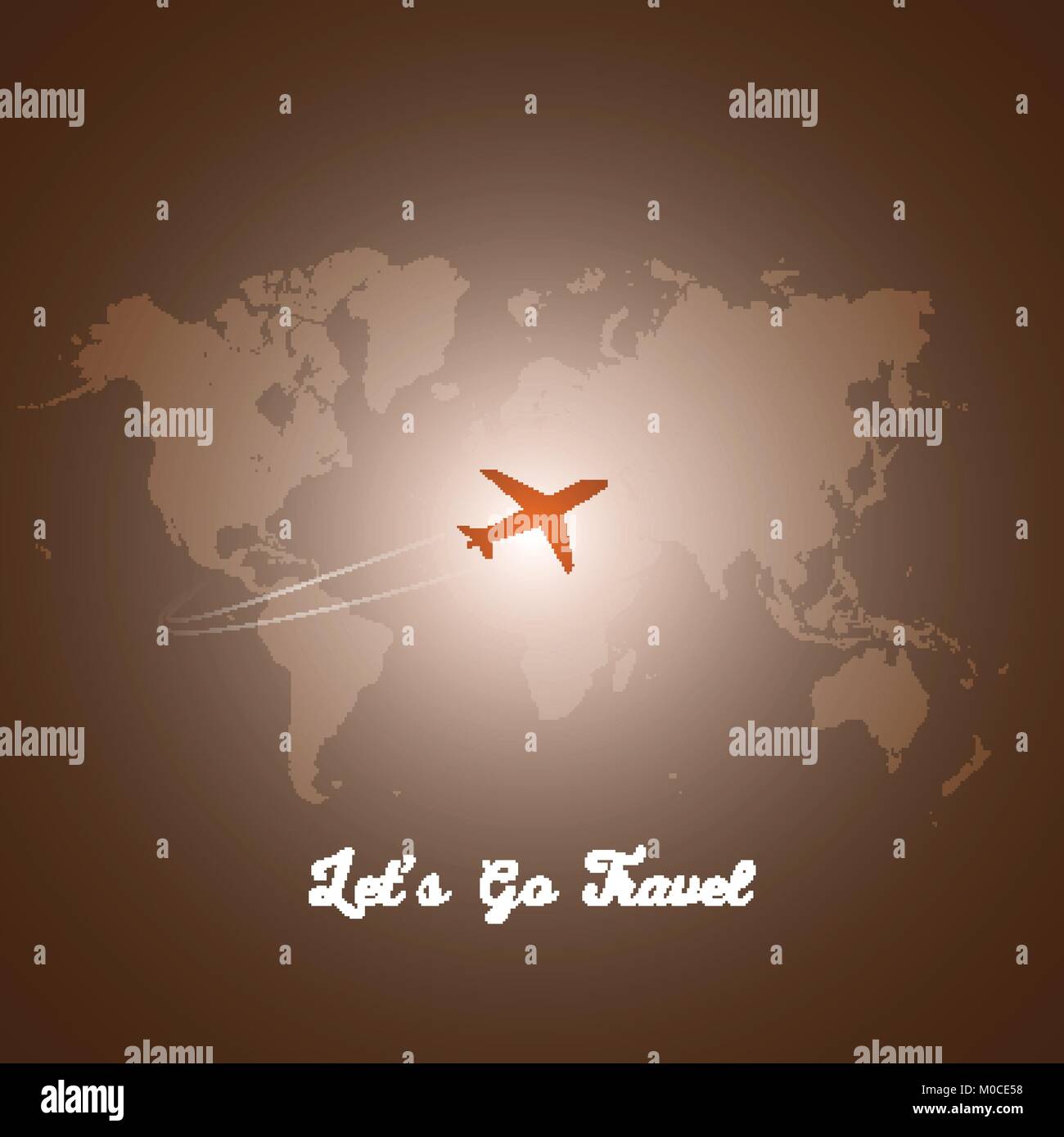Flight route europe map Stock Vector Images - Alamy