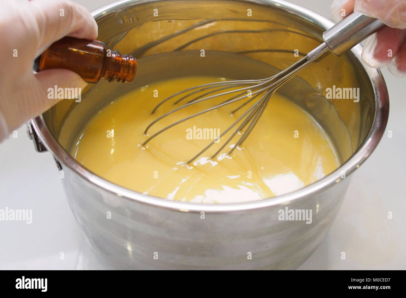 Soap making process hi-res stock photography and images - Alamy