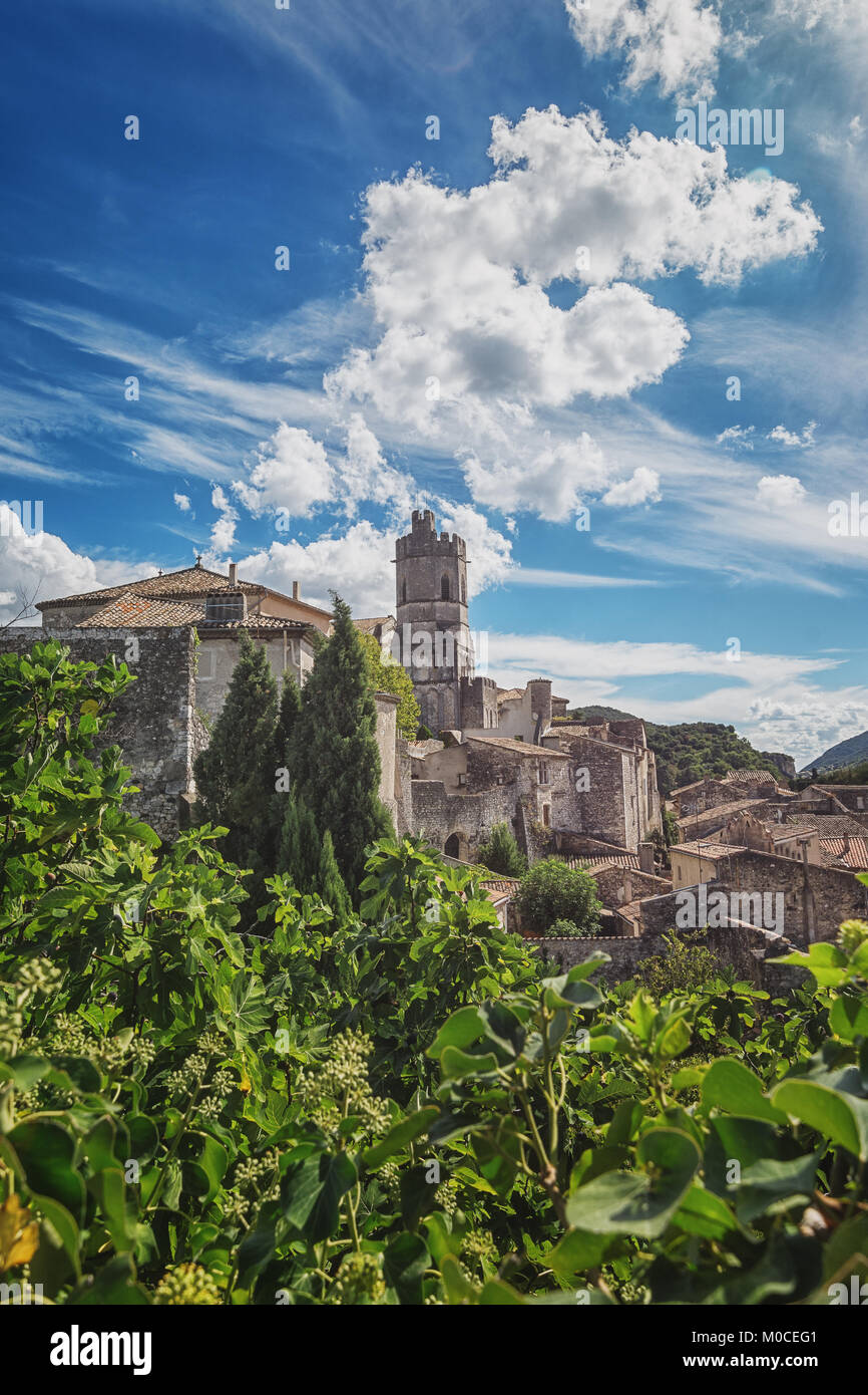 Impression of the village Viviers in the Ardeche region of France Stock ...