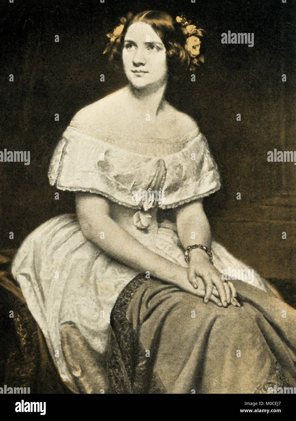This photo/illustration shows Jenny Lind (1820-1887), who was once ...
