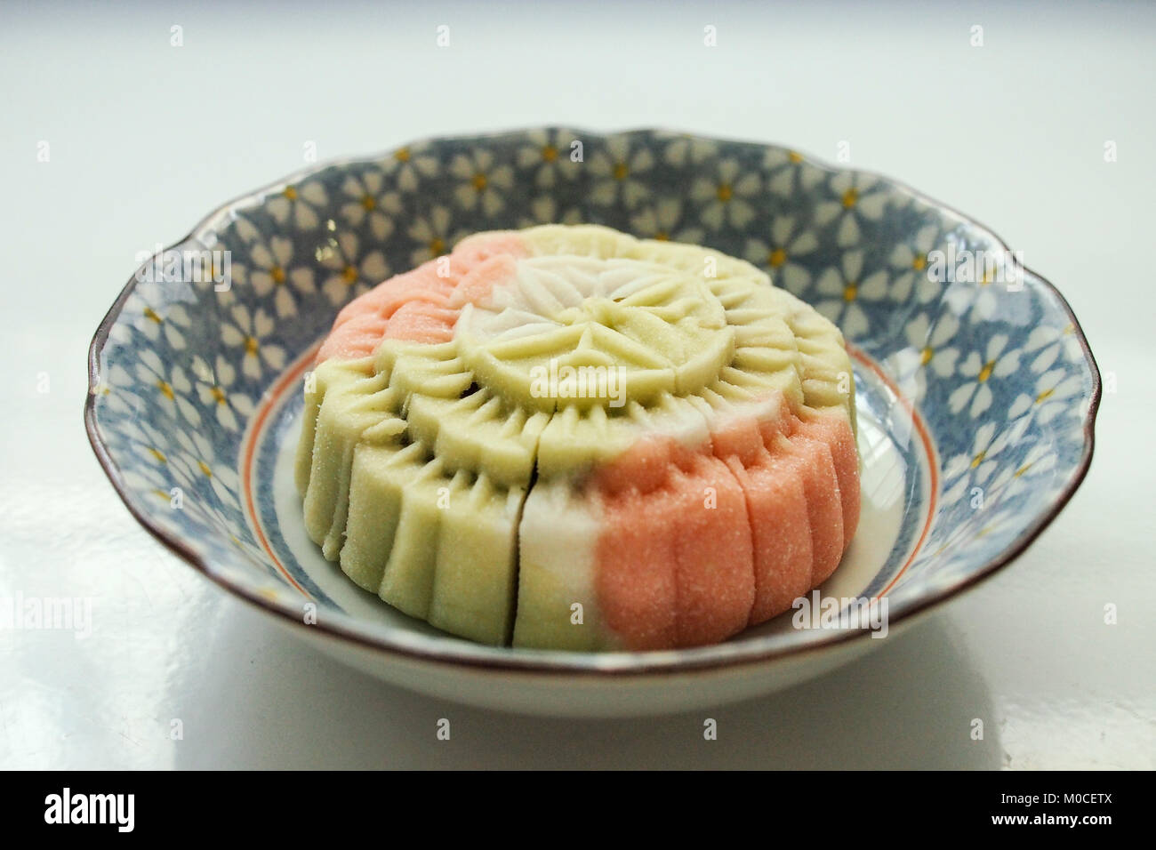 snowy skin mooncake eaten during Chinese mid-autumn festival Stock ...