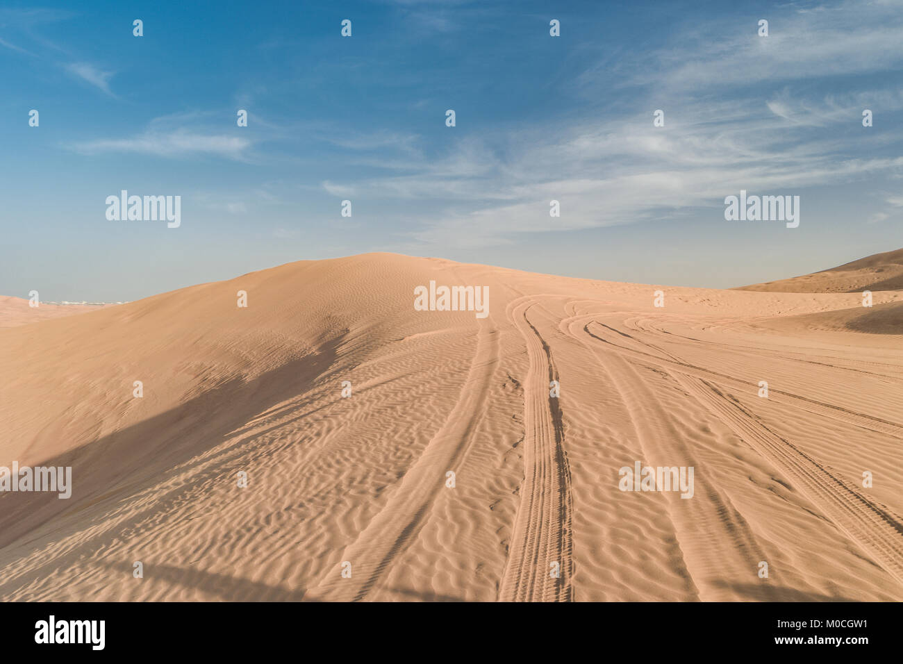 Desert during sunset dubai uae hi-res stock photography and images - Alamy