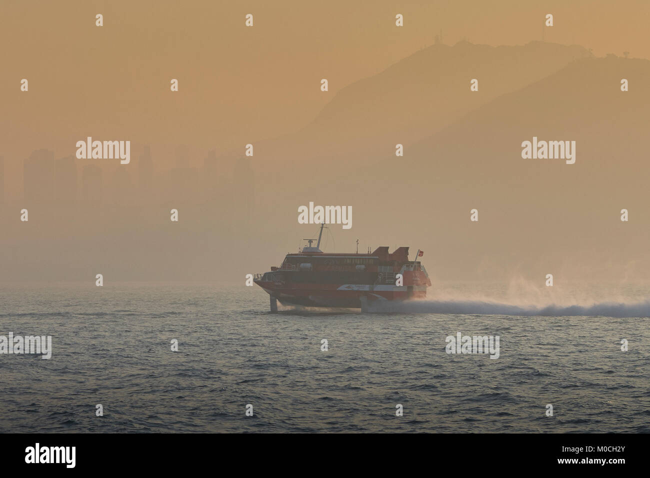 Macau To Hong Kong TurboJet Boeing Jetfoil Passenger Ferry, Crossing ...