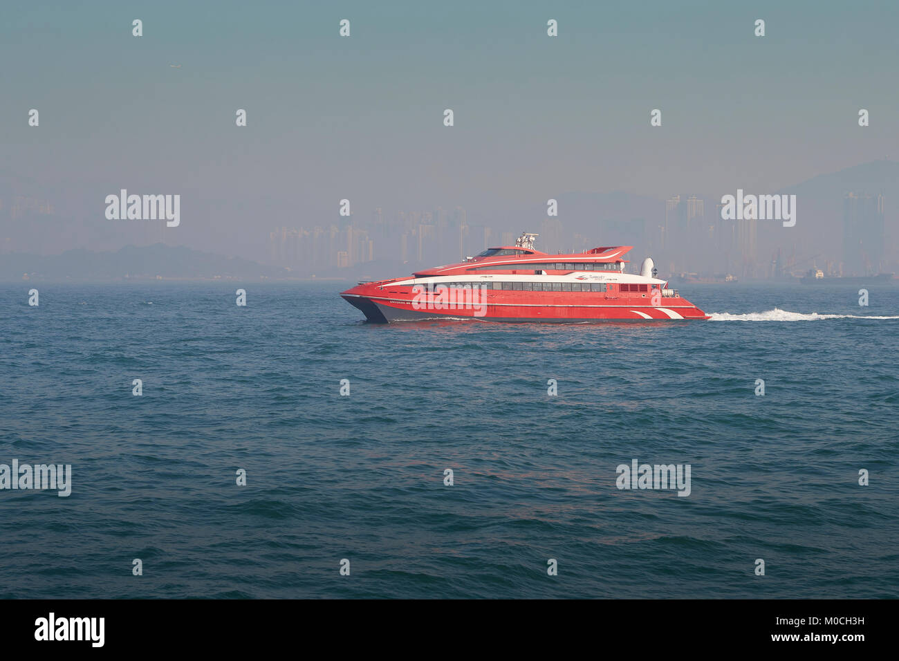 Turbojet Tricat, Universal MK 2008, Fast Ferry, Departing Victoria ...