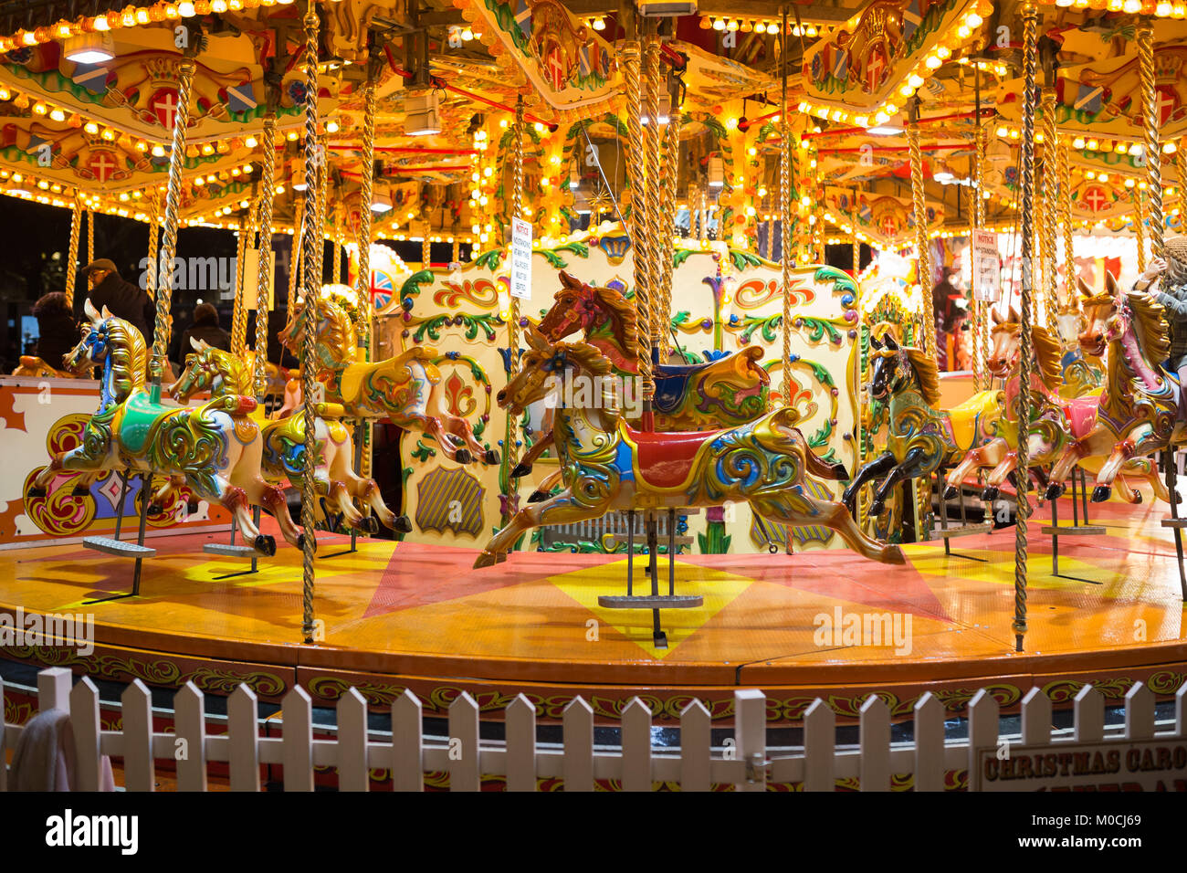 Merry go round horses hi-res stock photography and images - Alamy