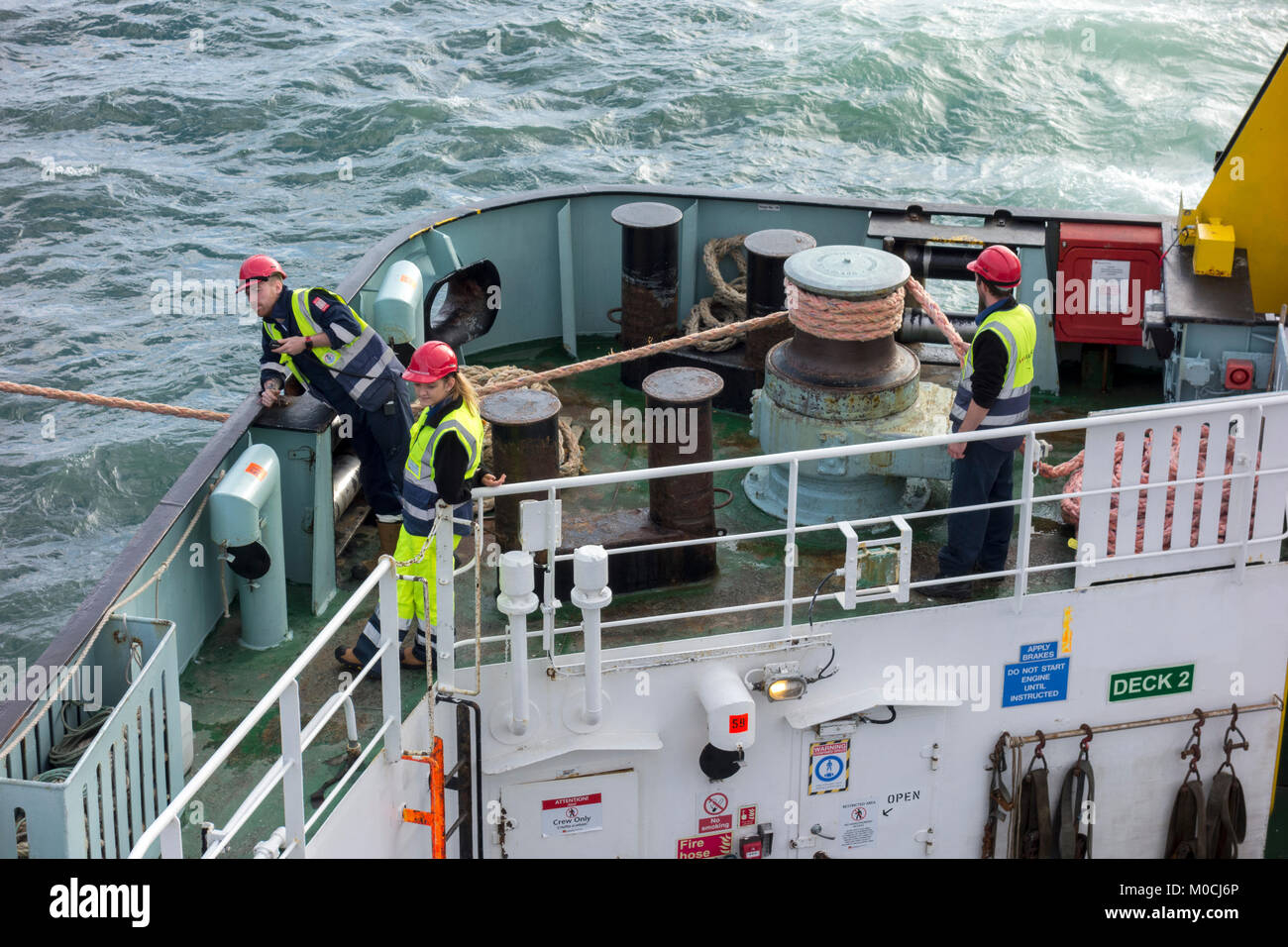 Ferry crew hi-res stock photography and images - Alamy
