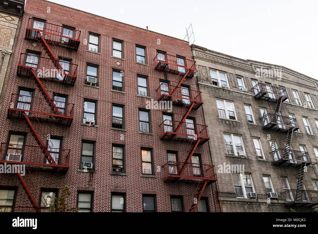 Brick apartment condo building exterior architecture in Fordham Heights ...