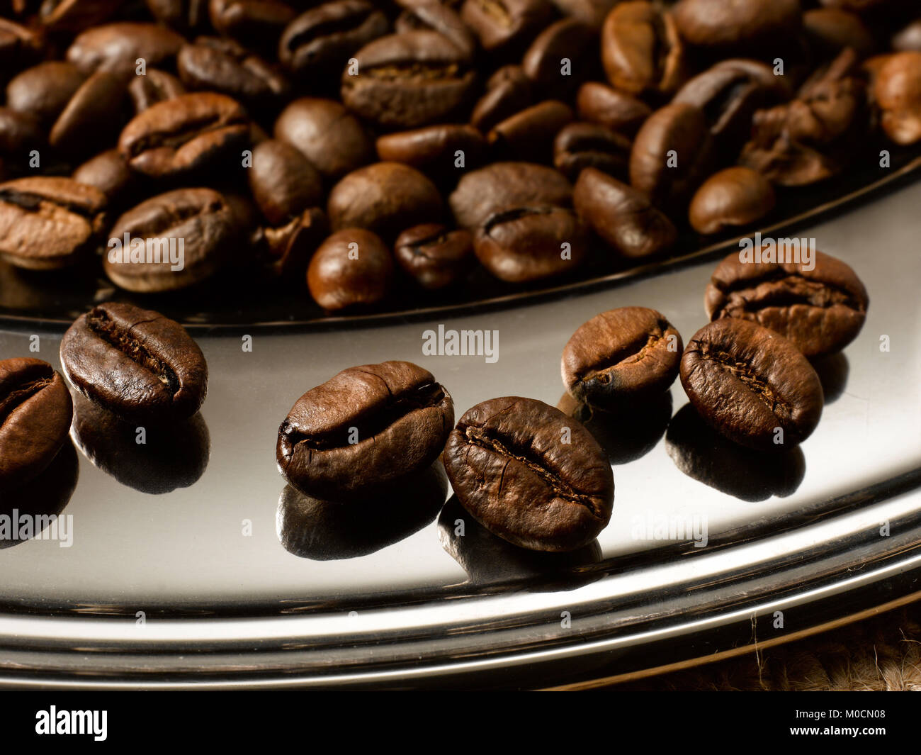 flying coffee beans Stock Photo - Alamy