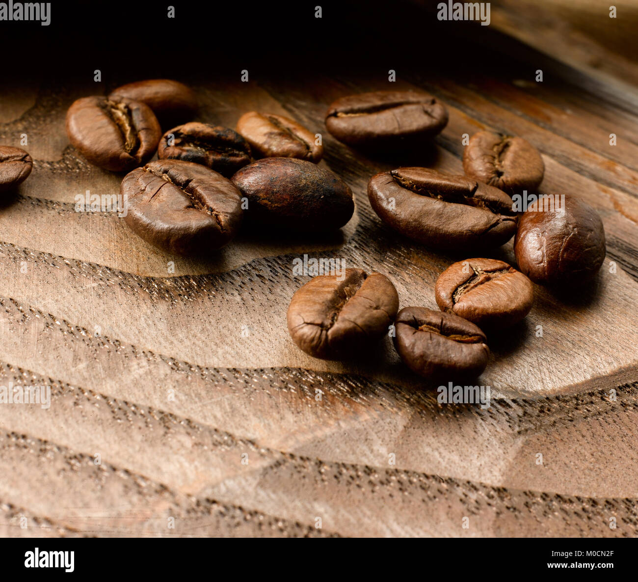 flying coffee beans Stock Photo - Alamy