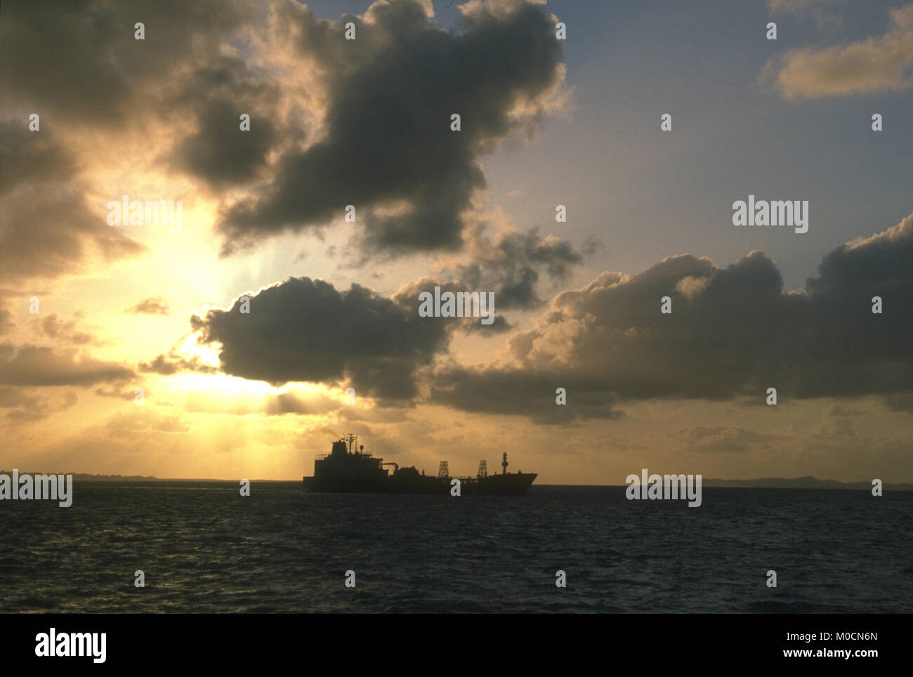 A log ship arriving at Astoria,Oregon to pick up export logs Stock ...