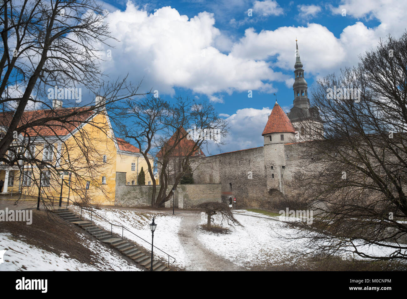 picturesque and very beautiful photos of Tallinn Stock Photo - Alamy