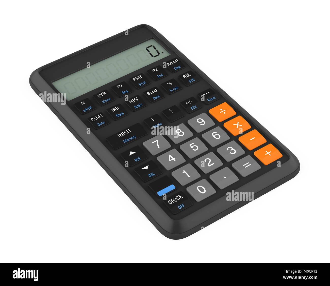 Digital calculator Cut Out Stock Images & Pictures - Alamy