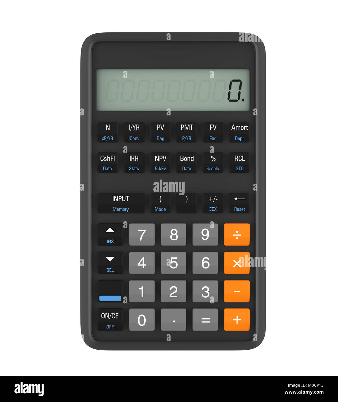 Digital calculator Cut Out Stock Images & Pictures - Alamy