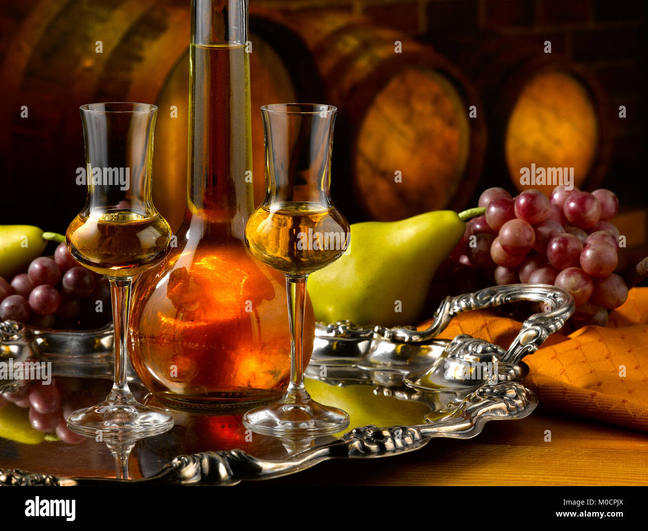 Grappa glasses hi-res stock photography and images - Alamy