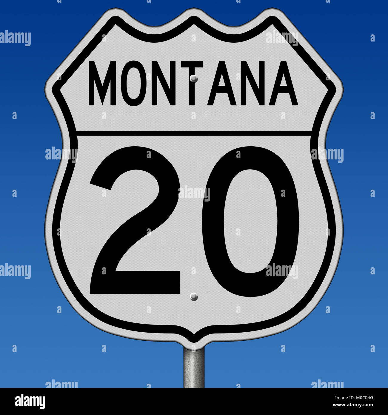 Highway 20 sign oregon hi-res stock photography and images - Alamy