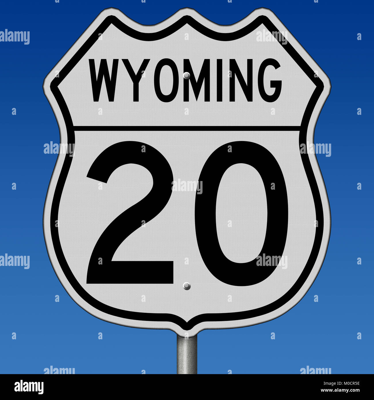 Highway 20 sign oregon hi-res stock photography and images - Alamy