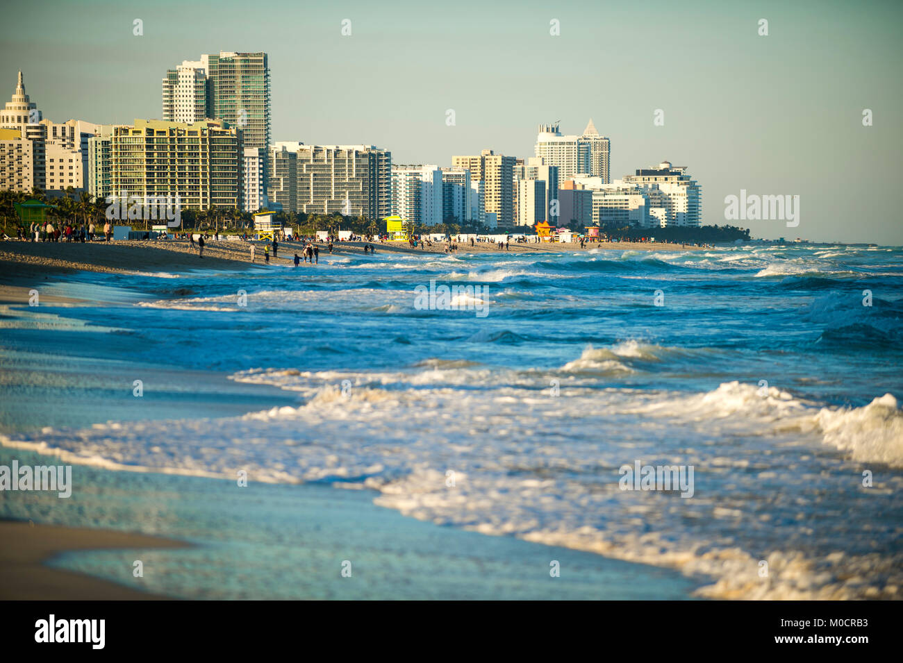 Miami beach skyline hi-res stock photography and images - Alamy