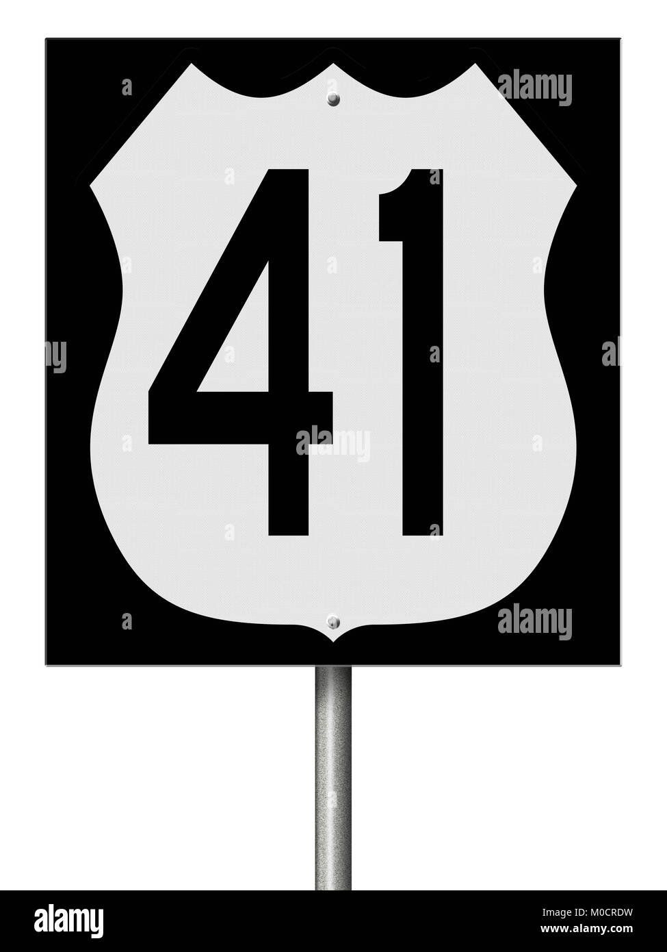 Highway 41 sign hi-res stock photography and images - Alamy