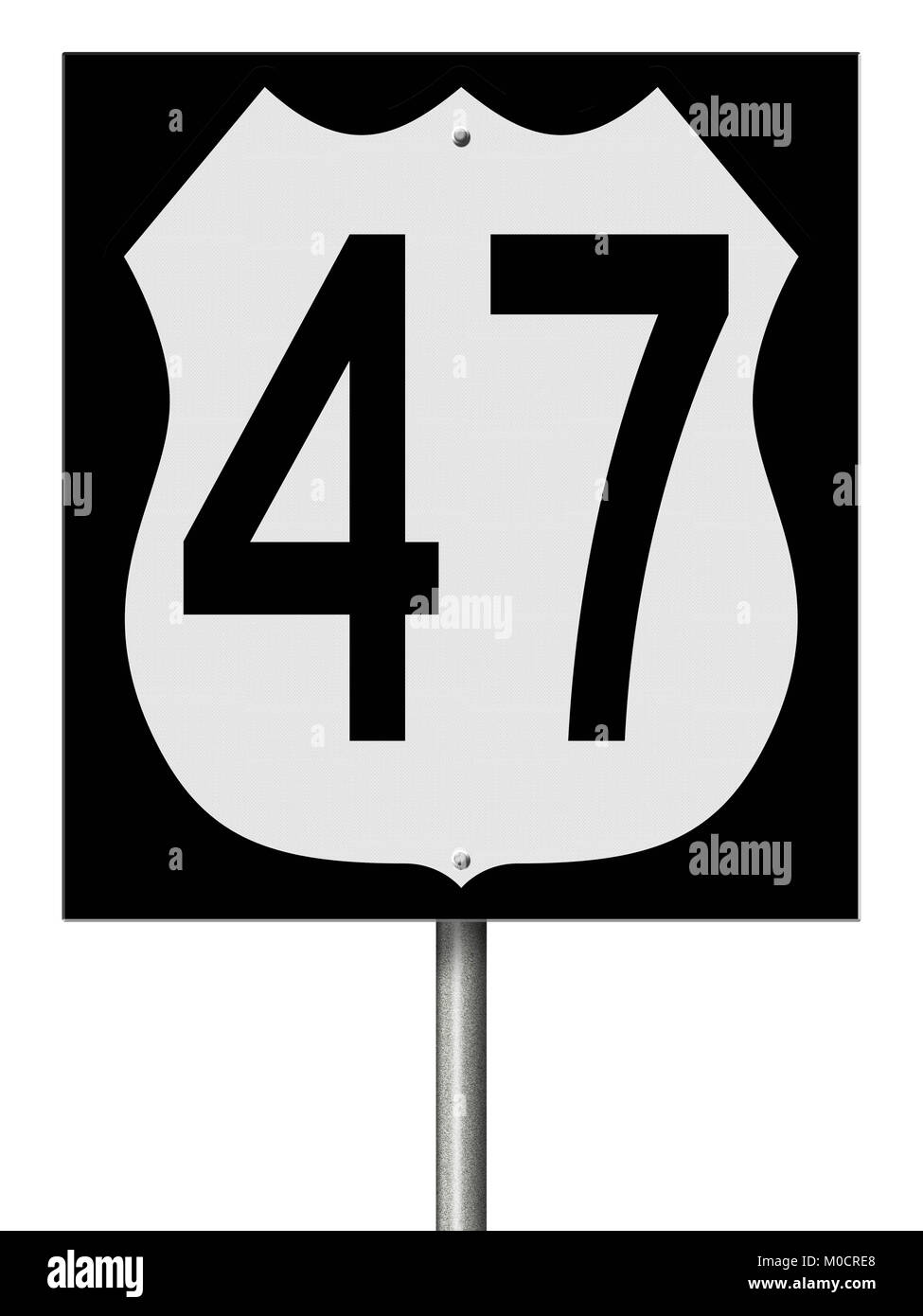 A 3d rendering of a highway sign Stock Photo - Alamy