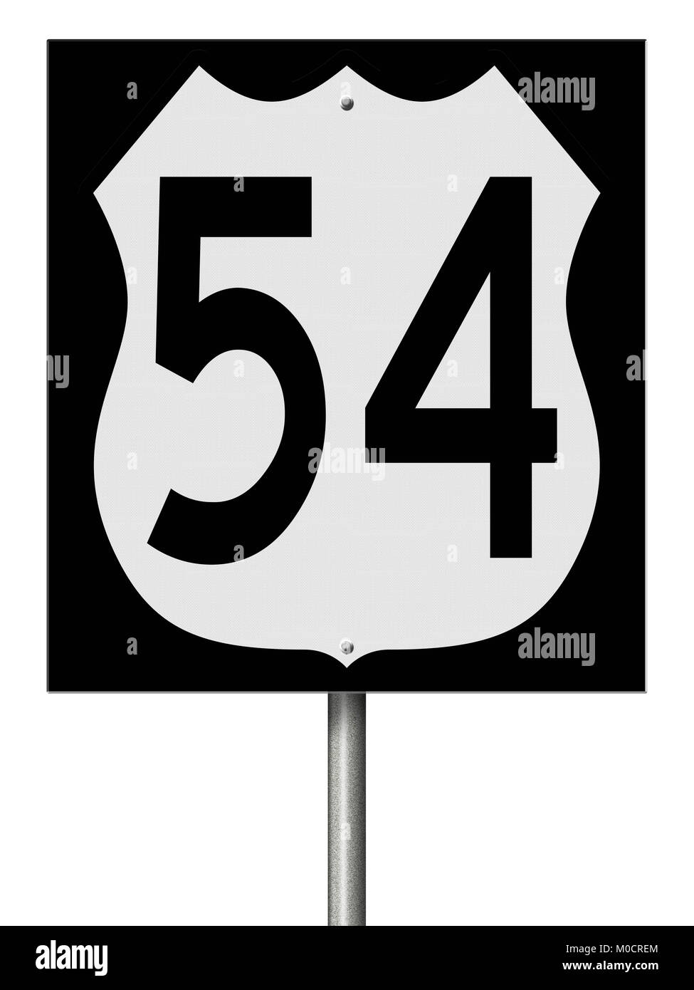 A 3d rendering of a highway sign Stock Photo - Alamy