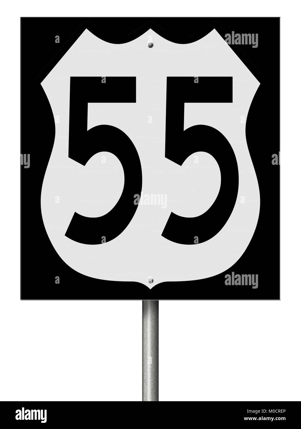 55 freeway sign hi-res stock photography and images - Alamy