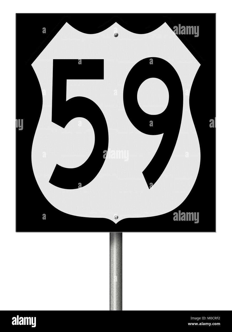 59 road sign hi-res stock photography and images - Alamy